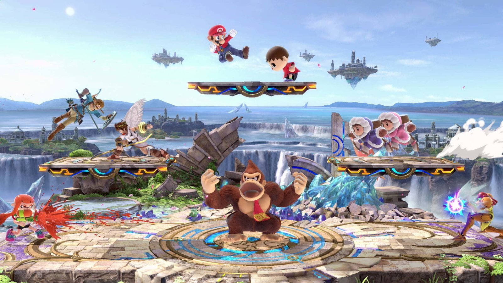 Super Smash Bros. Ultimate si mostra in uno scontro uno contro uno