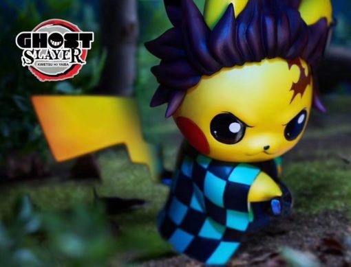 Realizzata l'action figure di Pikachu versione Tanjiro, di Demon Slayer