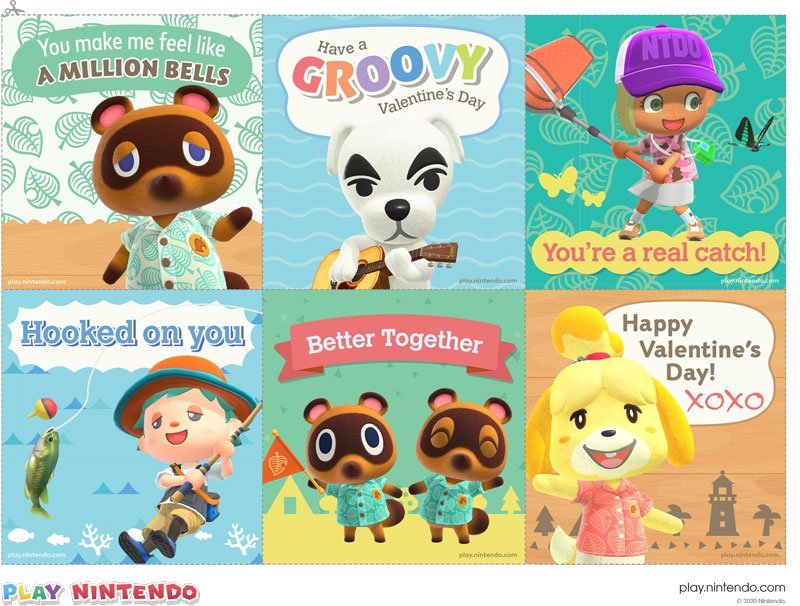 Animal Crossing: New Horizons - arrivano le cartoline di San Valentino!