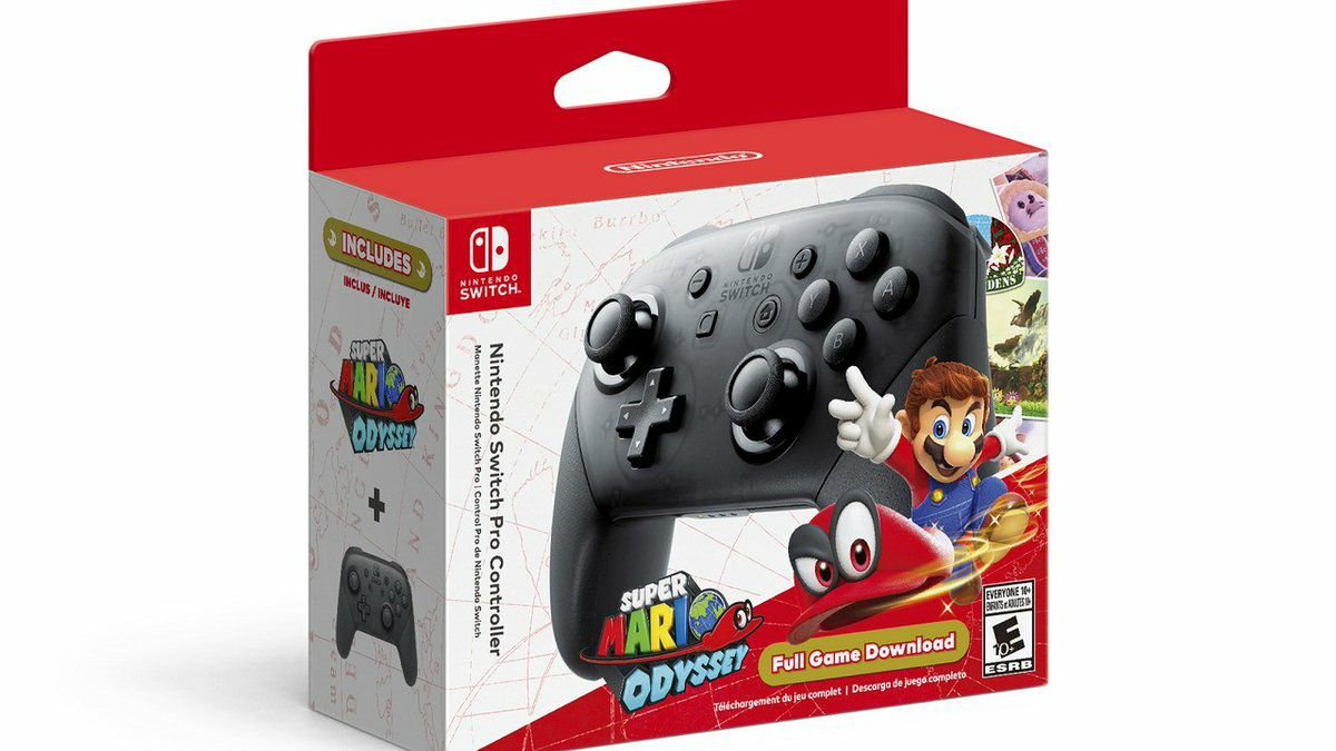 Arriva un bundle speciale con Super Mario Odyssey e il Pro Controller!