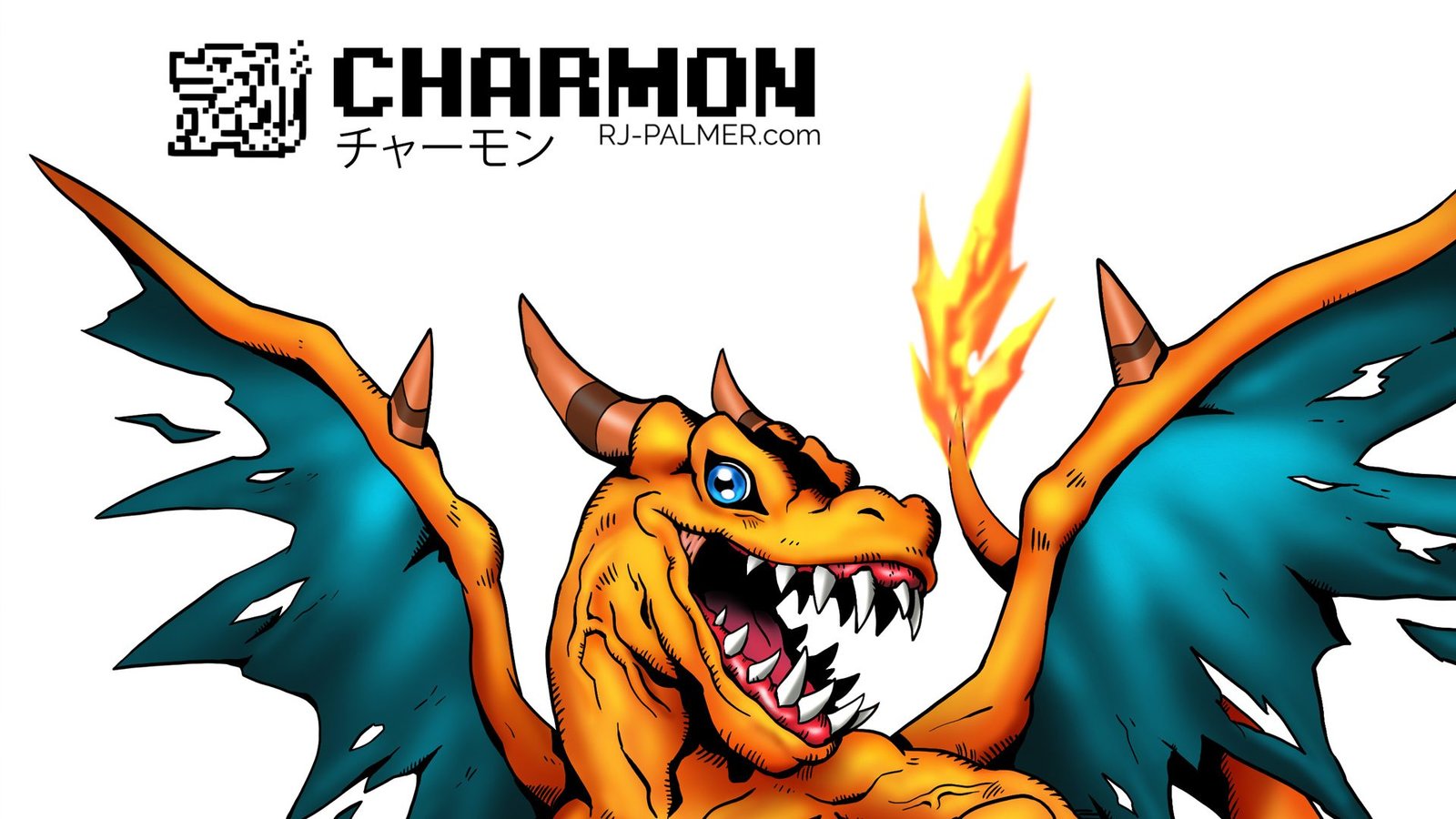 Eccovi "Charmon" e "Greydon", ovvero Charizard in Digimon e Greymon in ...