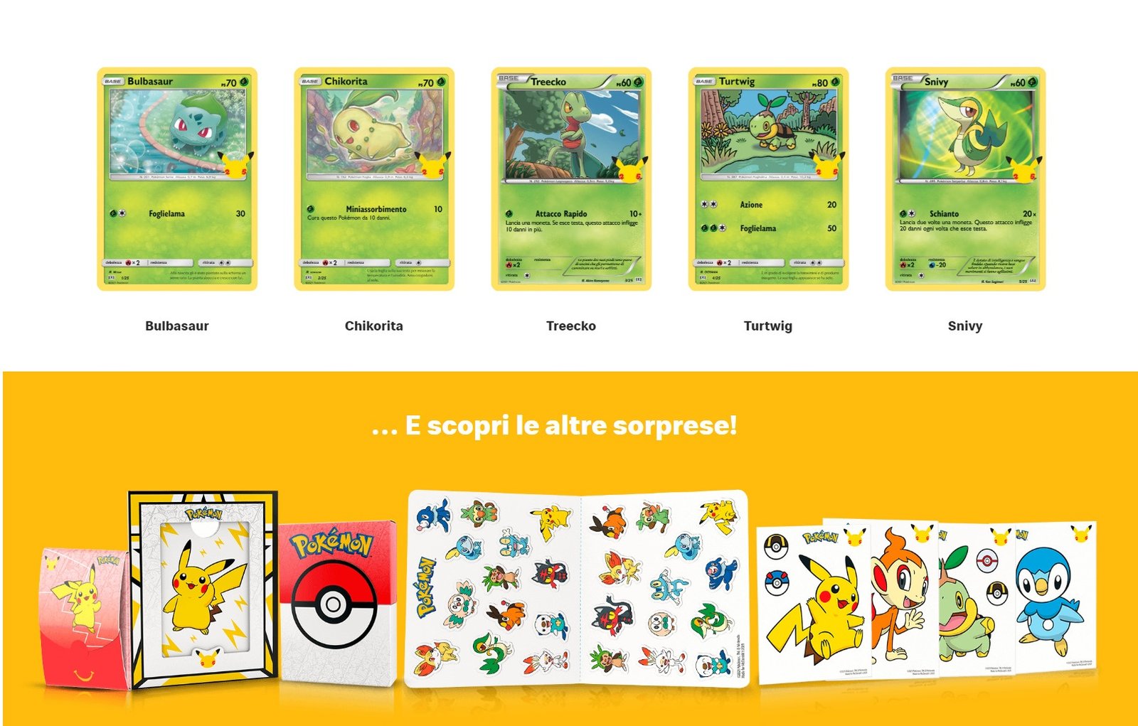 Happy Meal Pokémon: ecco le sorprese di McDonald's!