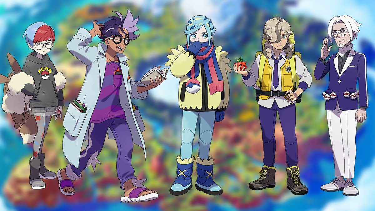 Pokémon Scarlatto e Violetto, i nuovi personaggi