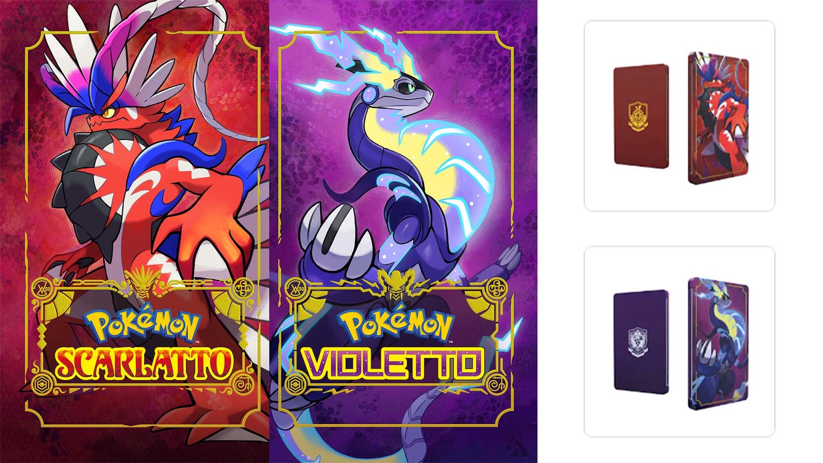 Pokémon Scarlatto e Violetto: prenota e ricevi la steelbook in Italia ...