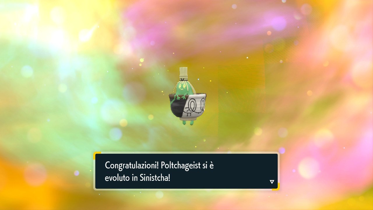 DLC Pokémon Scarlatto e Violetto: come evolvere Poltchageist in Sinistcha