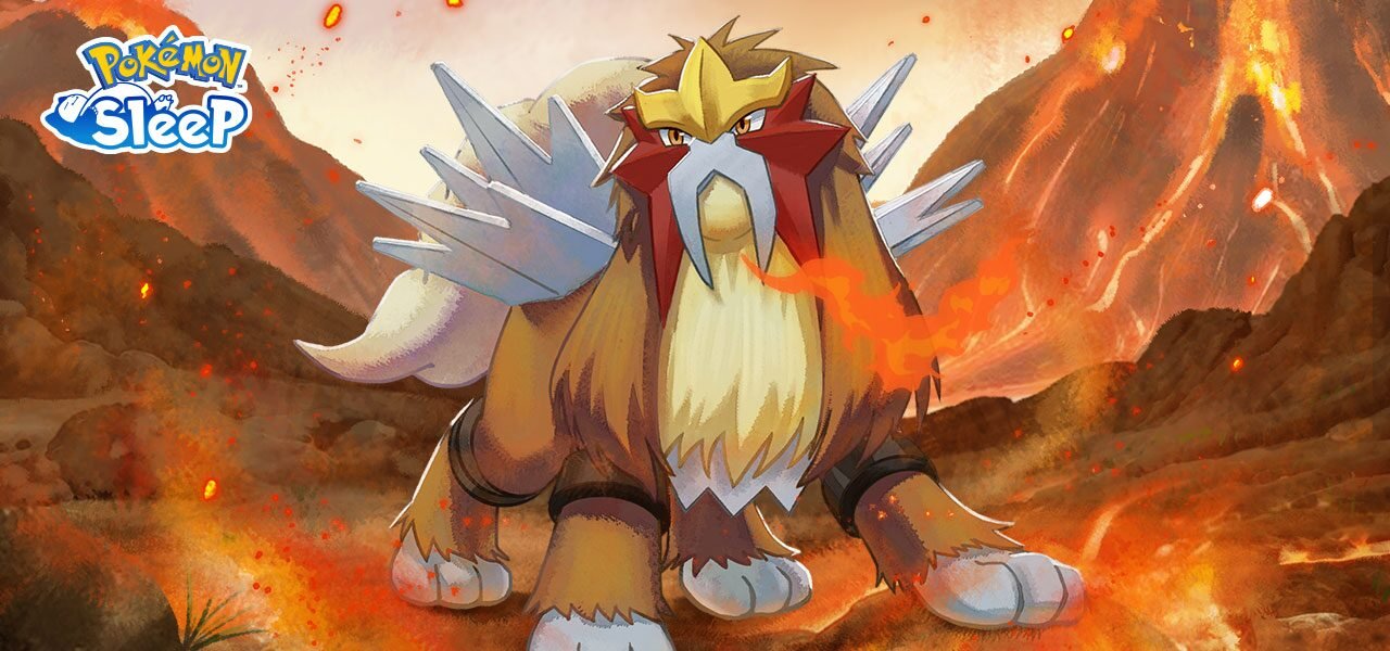 Entei arriva su Pokémon Sleep